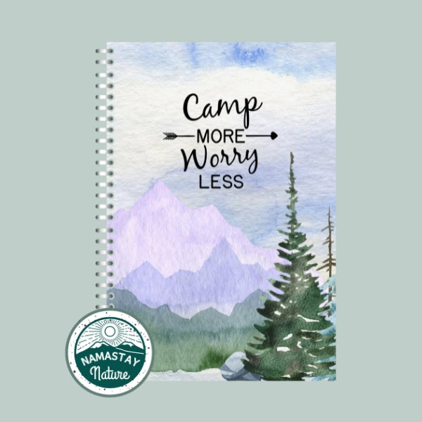Camp More Worry Less Camping Digital Planner - Namastay Nature